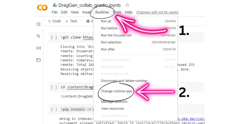 How to Install DragGAN AI in Google Colab? (Installation Guide) - DragGAN AI Tool