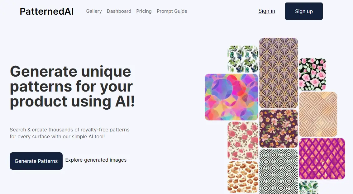 PatternedAI: Best AI Pattern Generator You Should Try (Free!)