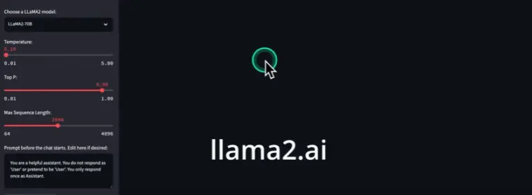 How to Use LLaMA 2 AI Online Version (Testing LLama2)