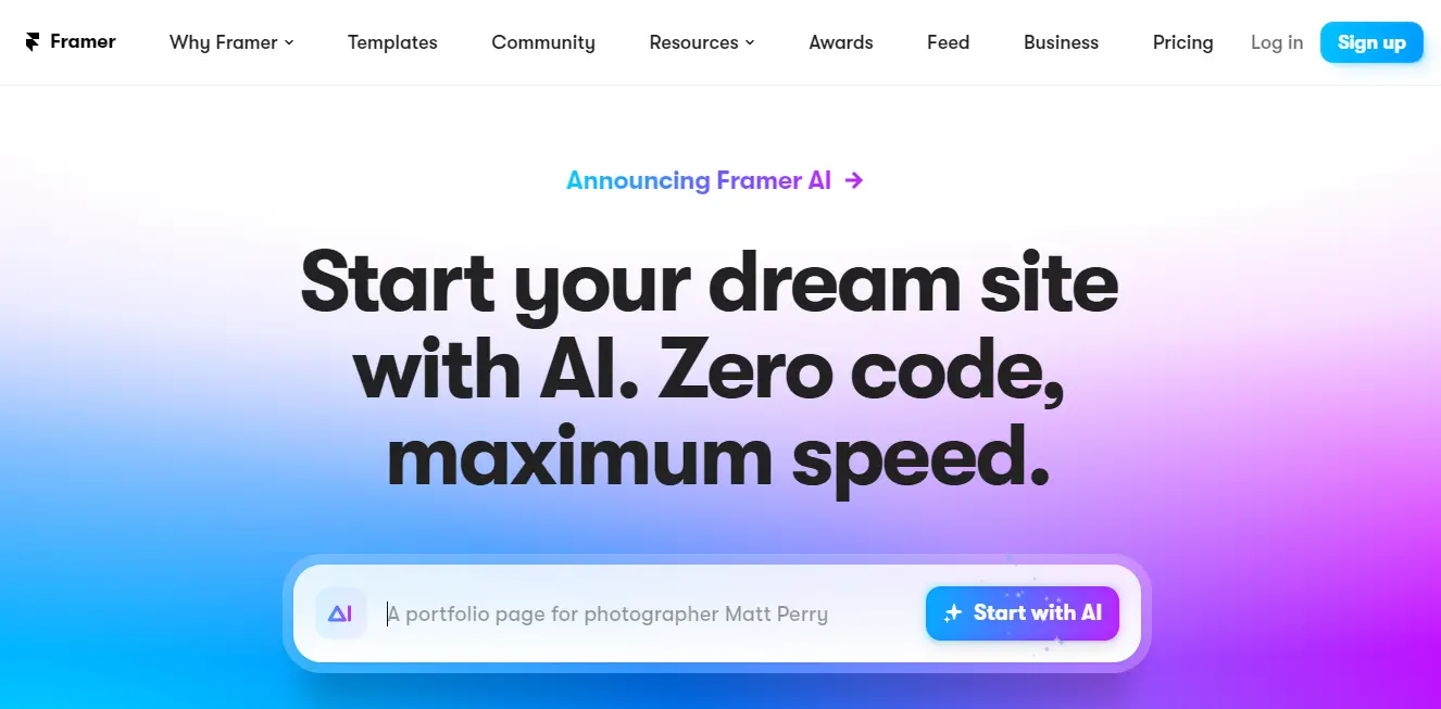 Framer AI: Free Website Builder | How to use, Prompts, Review