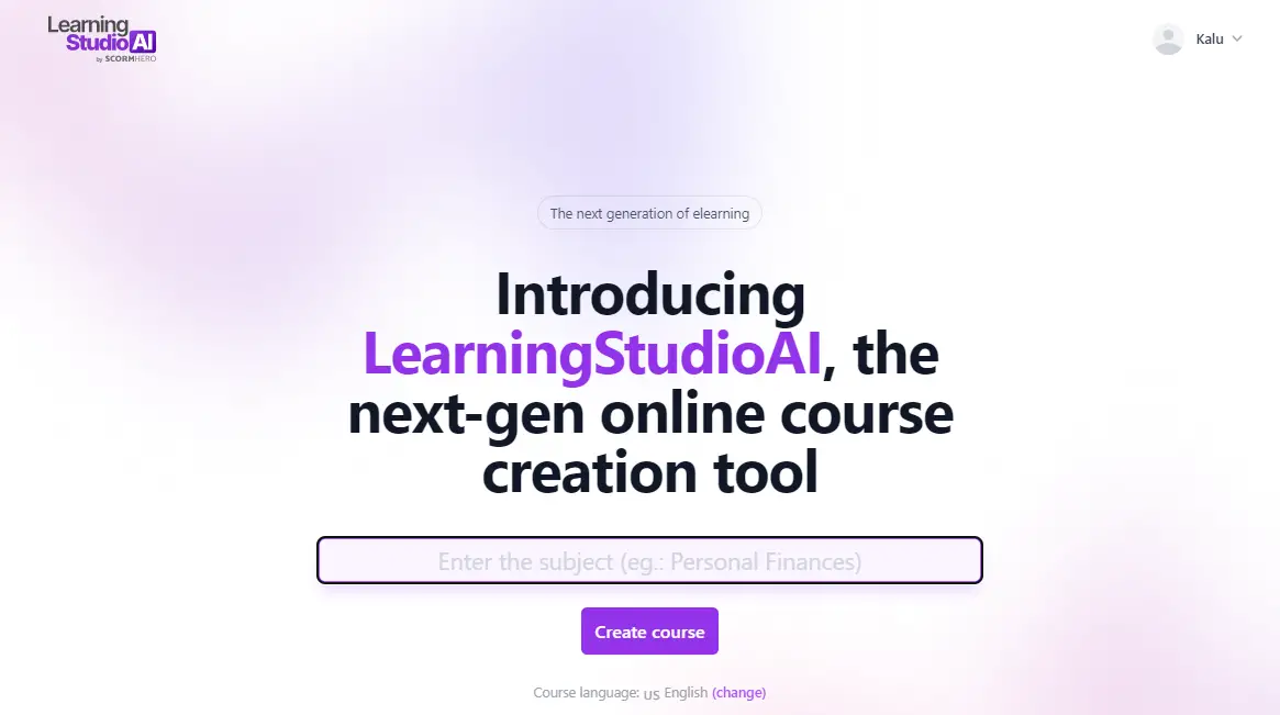 LearningStudioAI Review: Best AI course Creator