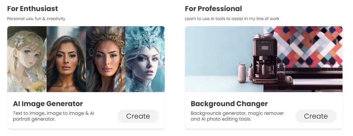 ImgCreator AI By ZMO: Free AI Image Generator (All in one Image Editor)