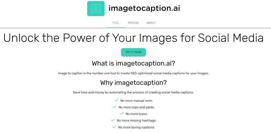 Imagetocaption AI: Image to Caption Generator AI Tool (Free)