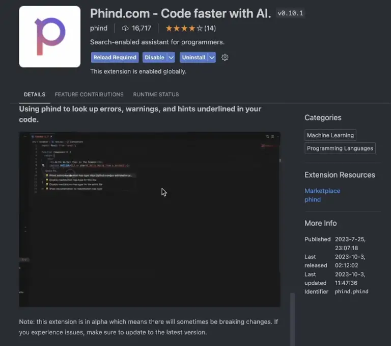 Phind AI Search Engine for Developers (AI Assistant)