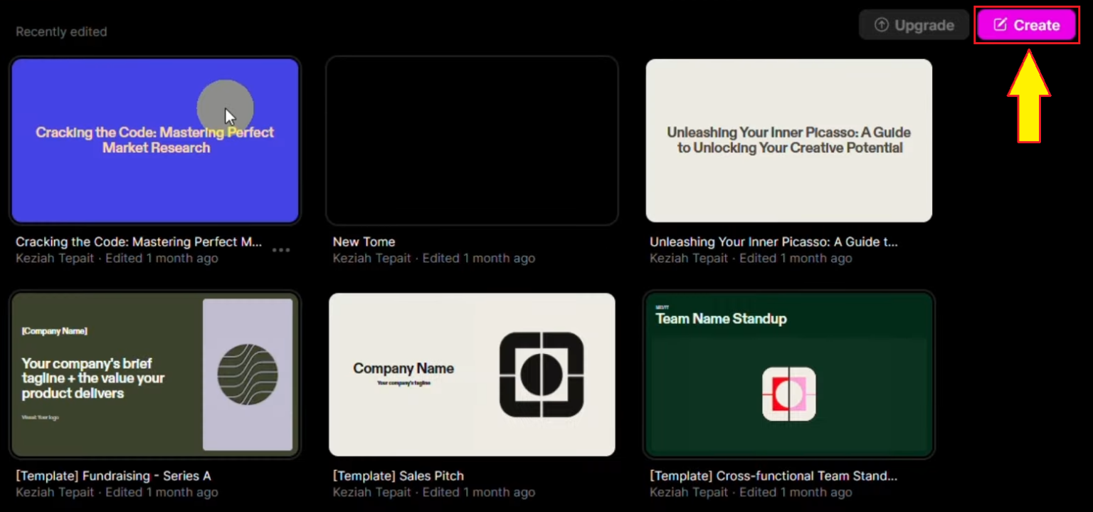 How to Use Tome AI App Free Tutorial (Presentation Maker)