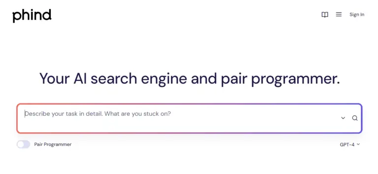 Phind AI Search Engine for Developers (AI Assistant)