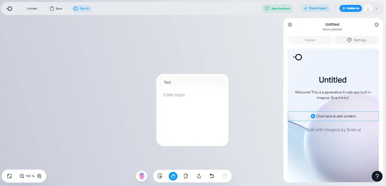 Imagica AI App Builder: How to Create an AI App with No Code