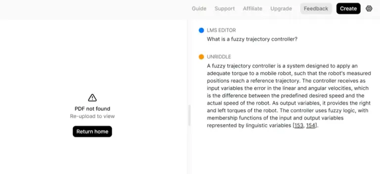 Unriddle AI PDF Tool for Research 2024