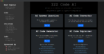 ZZZ Code AI: Free Code Generator, Bug Detector, Github